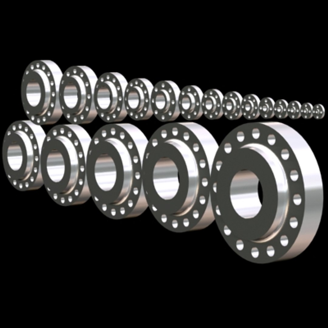 1500 Ansi Class Flanges 3d Model