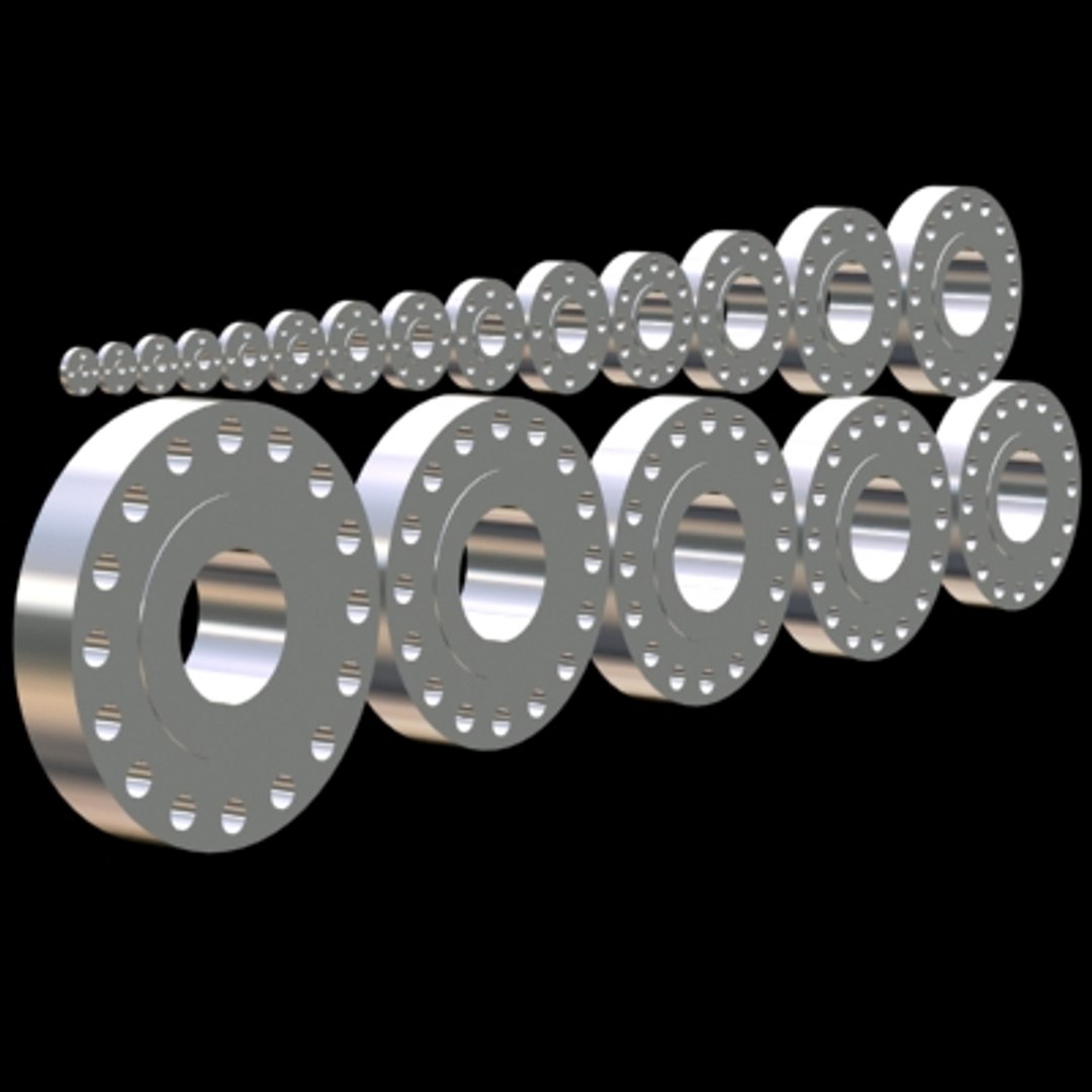 1500 Ansi Class Flanges 3d Model