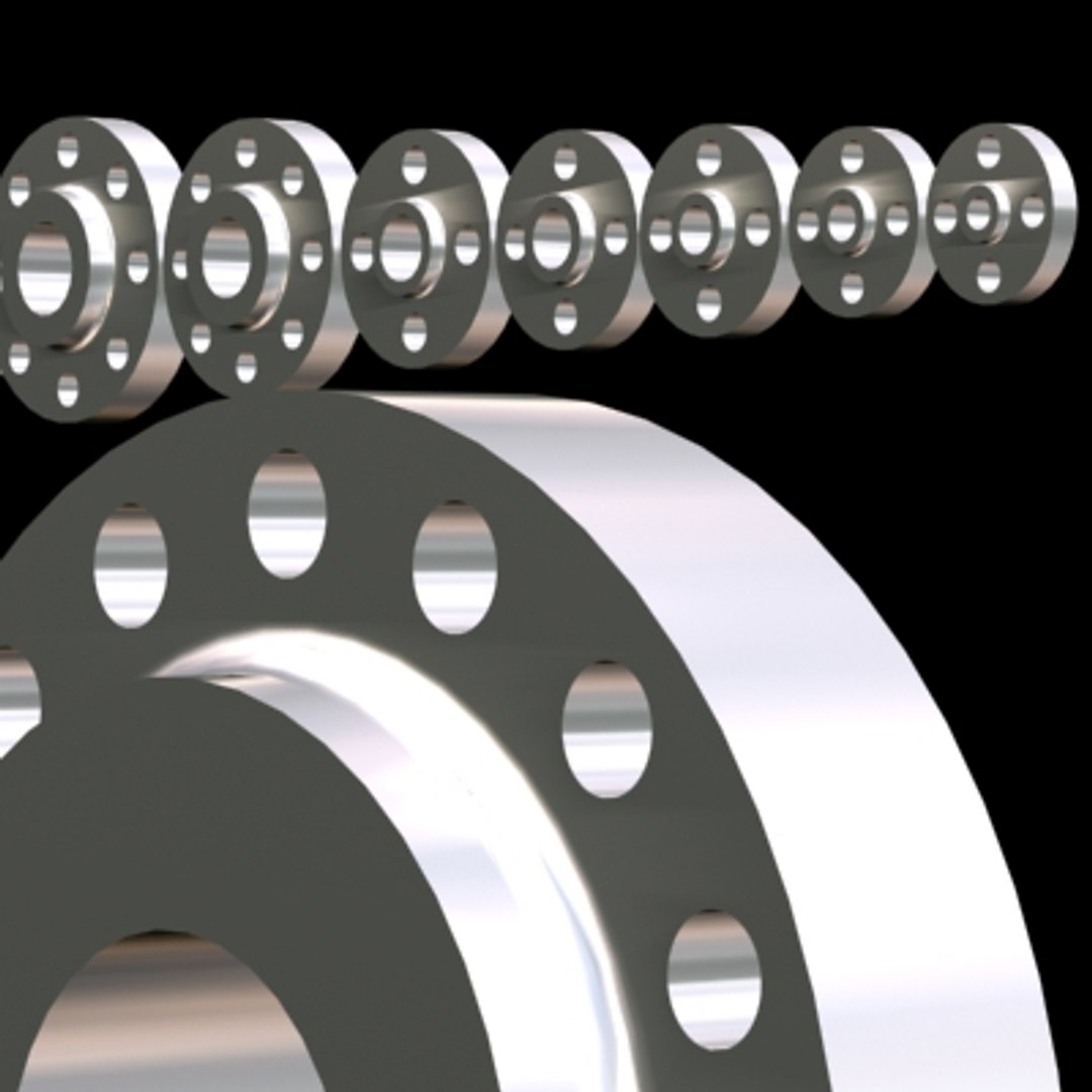 1500 Ansi Class Flanges 3d Model