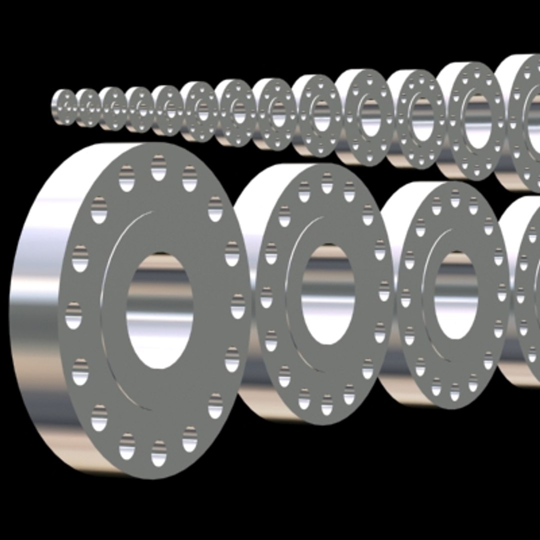 1500 Ansi Class Flanges 3d Model