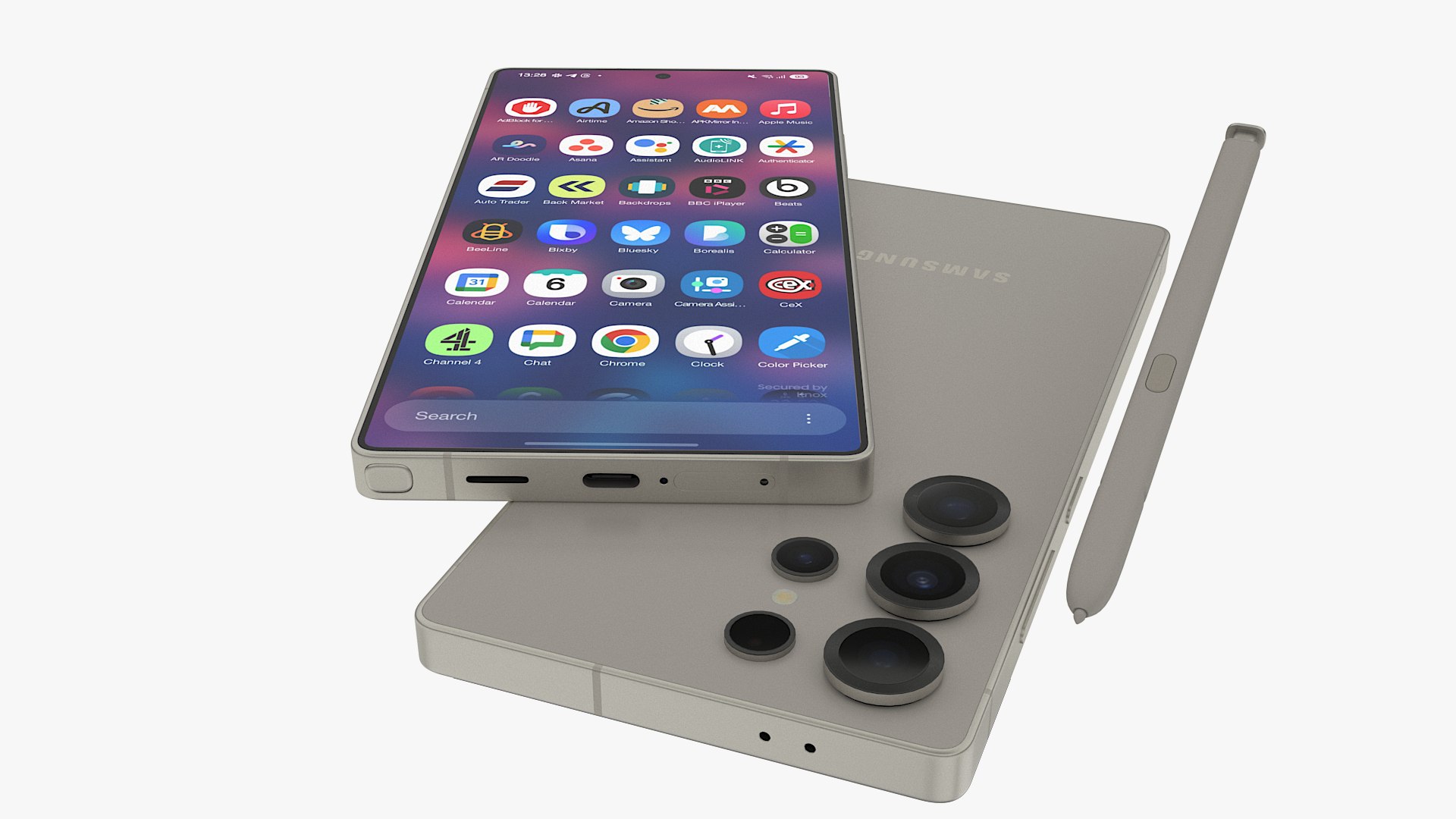 3D Model Samsung Galaxy S25 Ultra Titanium Gray - TurboSquid 2356092