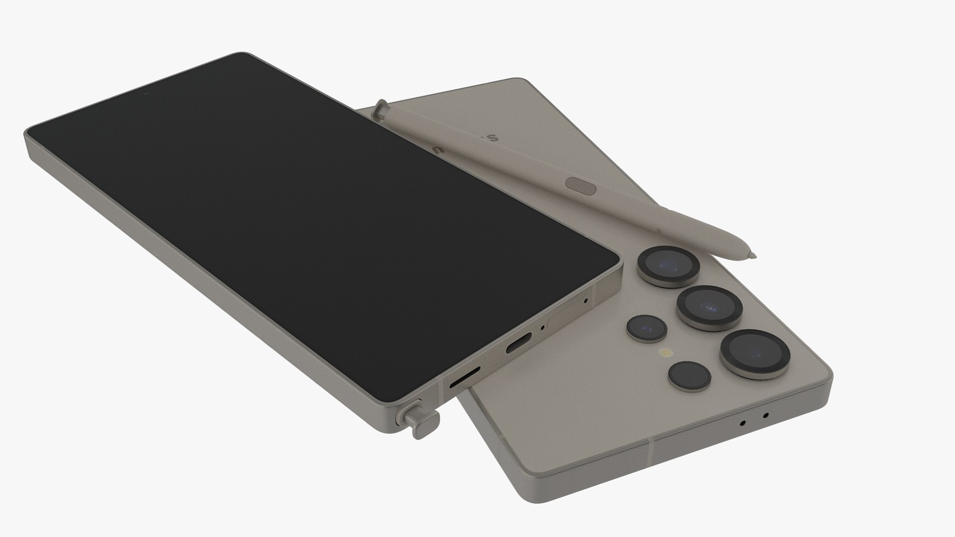 3D Model Samsung Galaxy S25 Ultra Titanium Gray - TurboSquid 2356092
