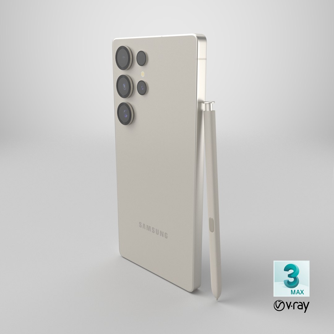 3D Model Samsung Galaxy S25 Ultra Titanium Gray - TurboSquid 2356092