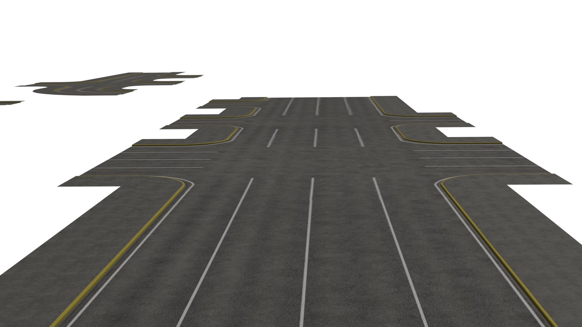 3D Modular Road System - TurboSquid 1981622