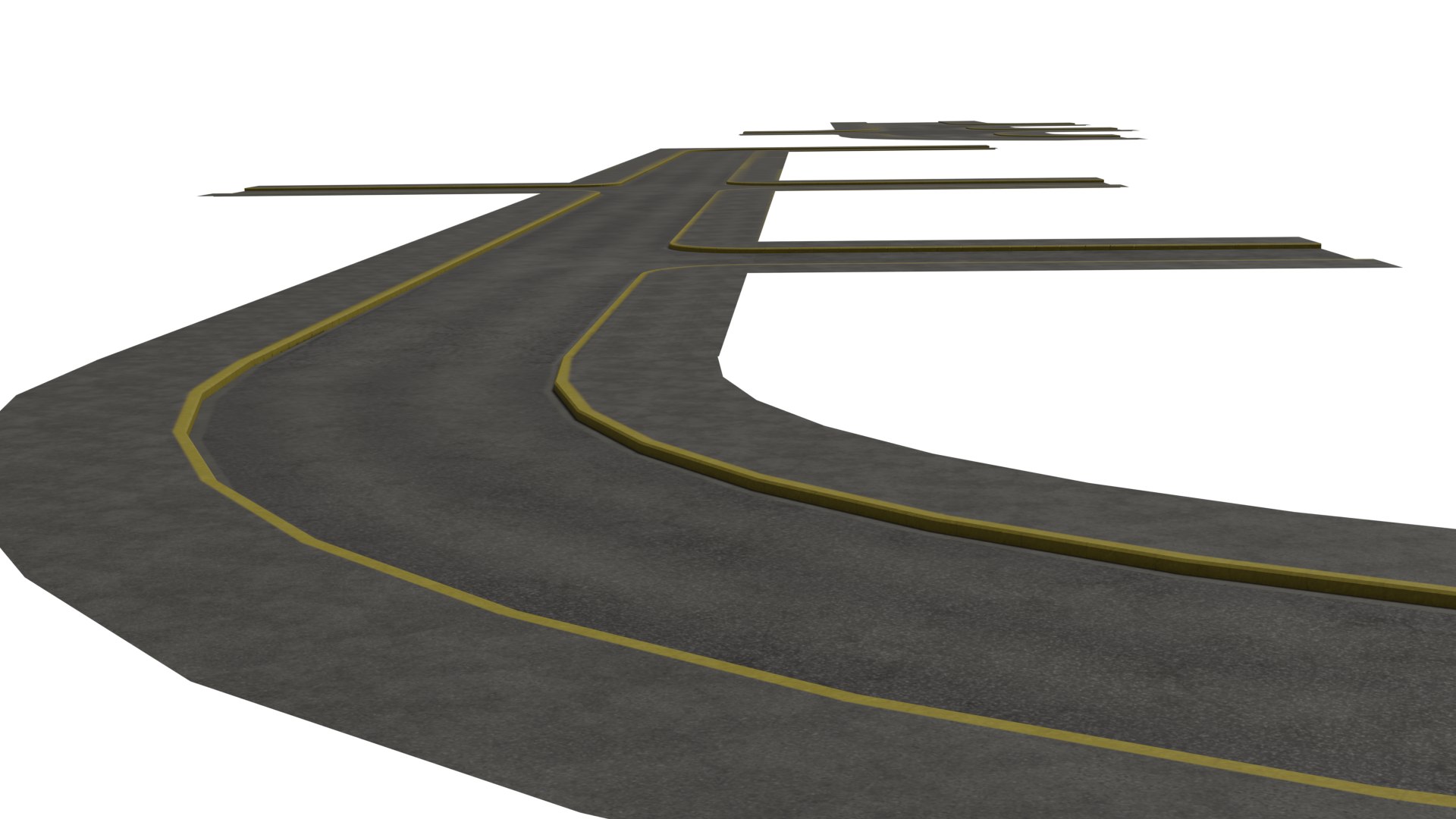 3D Modular Road System - TurboSquid 1981622