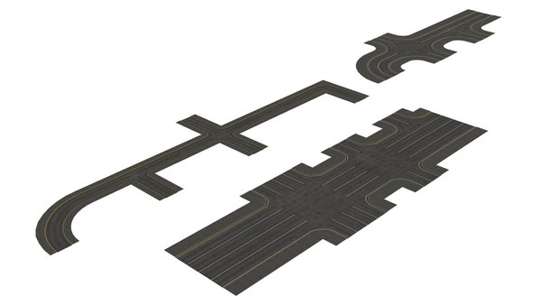 3D Modular road system - TurboSquid 1981622