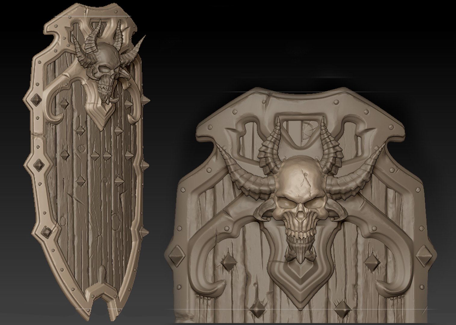 3D Heavy Shield - TurboSquid 1611149