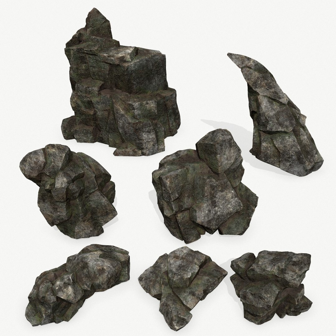 3D rocks - TurboSquid 1931159