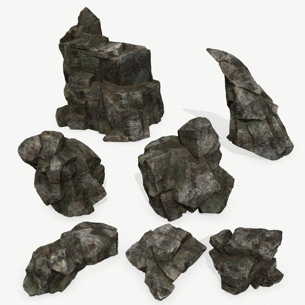 3D rocks - TurboSquid 1931159