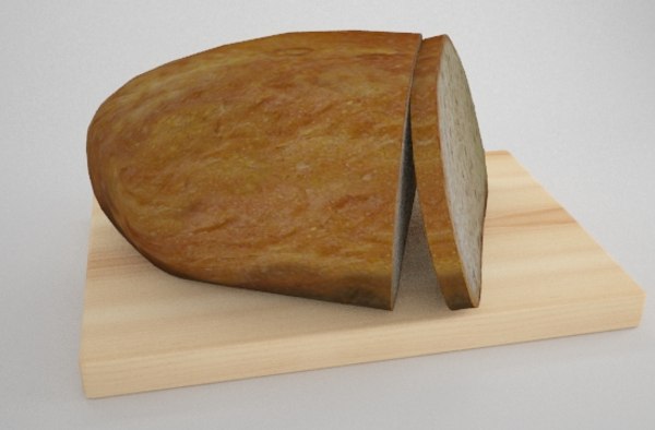3d bread model