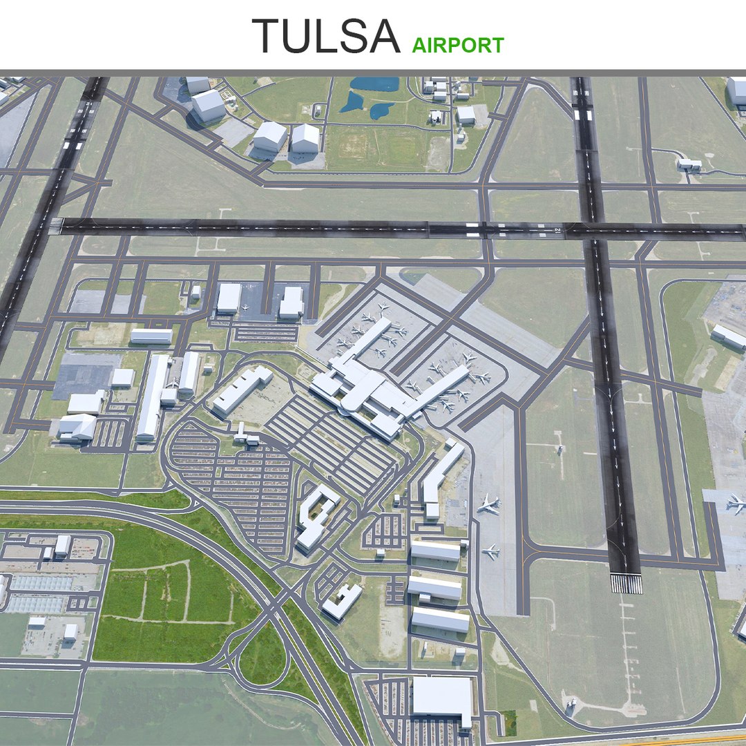 Tulsa Airport 3D Model - TurboSquid 2016220