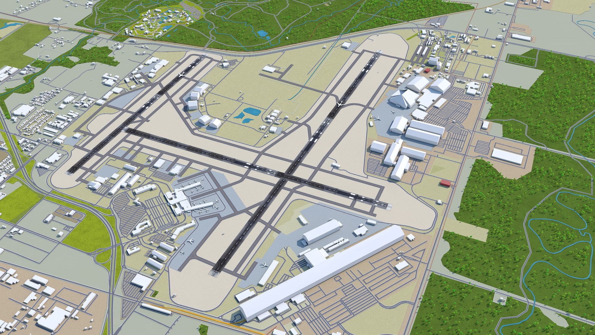 Tulsa Airport 3D Model - TurboSquid 2016220