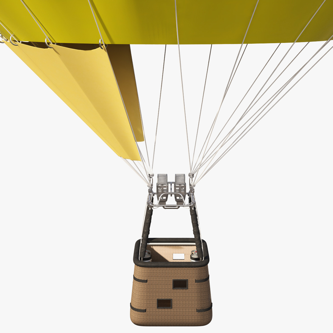 3D Realistic Air Balloon Model - TurboSquid 1261681