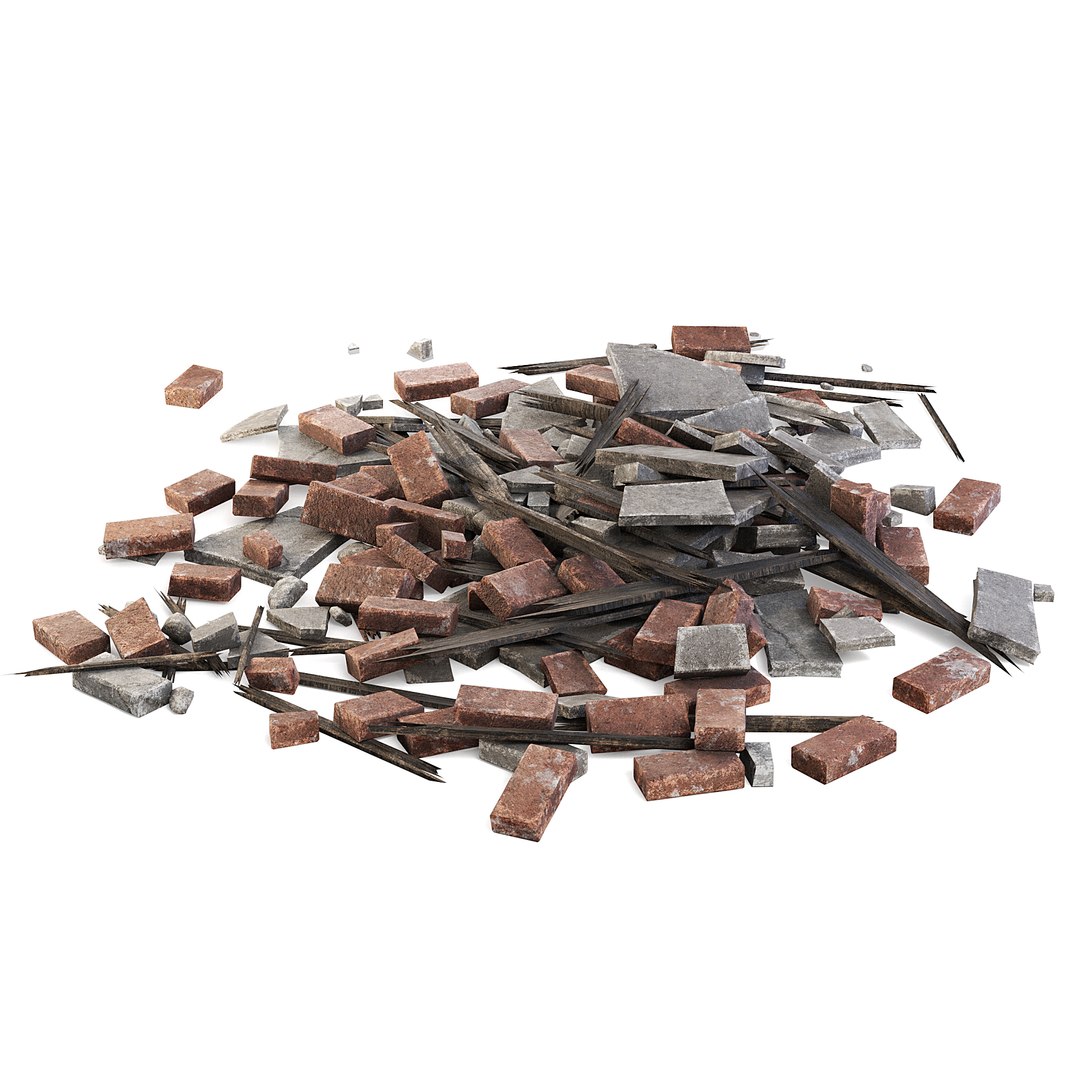 3D Rubble Large Model - TurboSquid 2255786