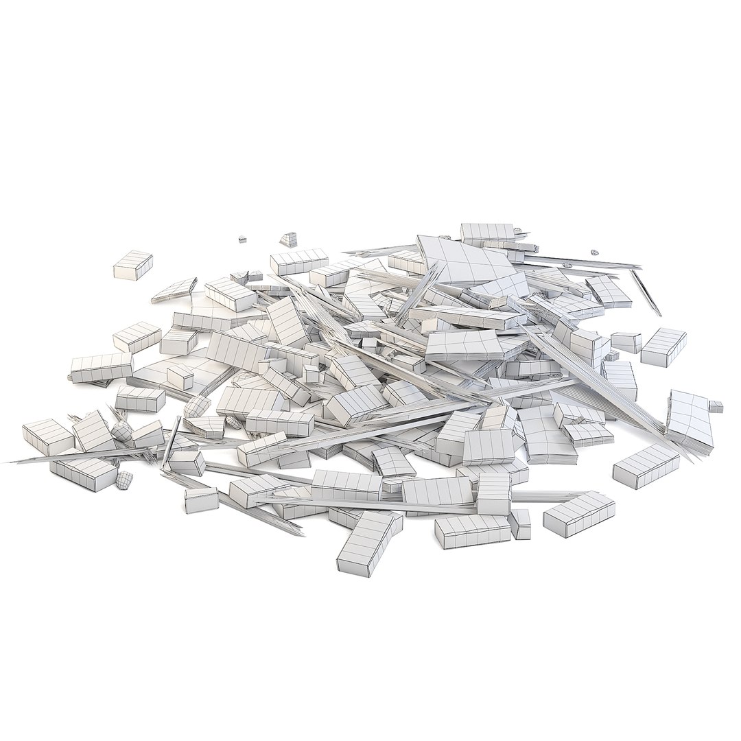 3D Rubble Large Model - TurboSquid 2255786