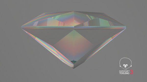 Fire Rose Hexagon Cut Diamond 3D model - TurboSquid 1855150