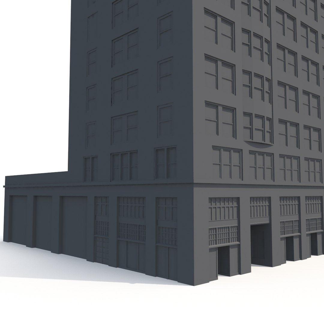 Skyscraper Building Condo 3D Model - TurboSquid 1549028