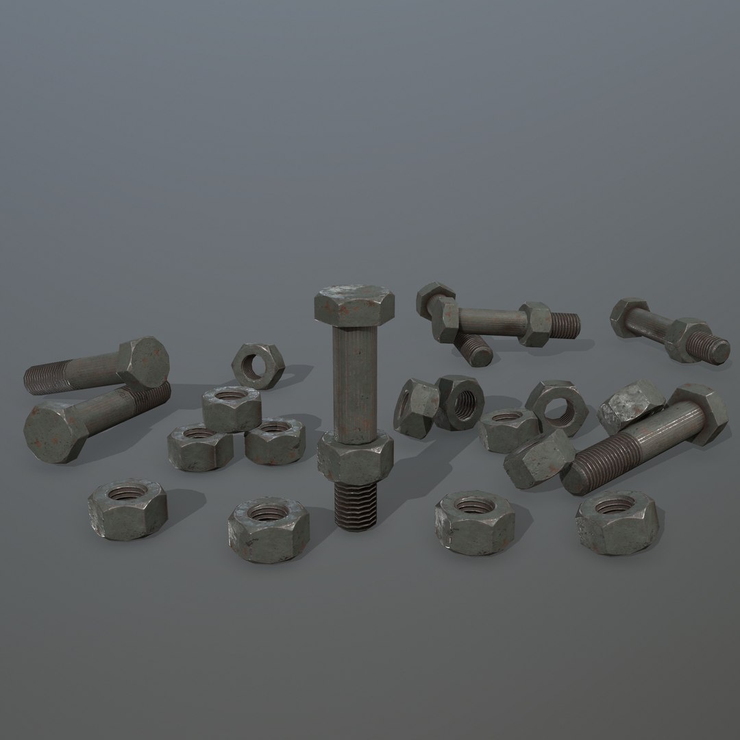 Bolts 3D Model - TurboSquid 1544421