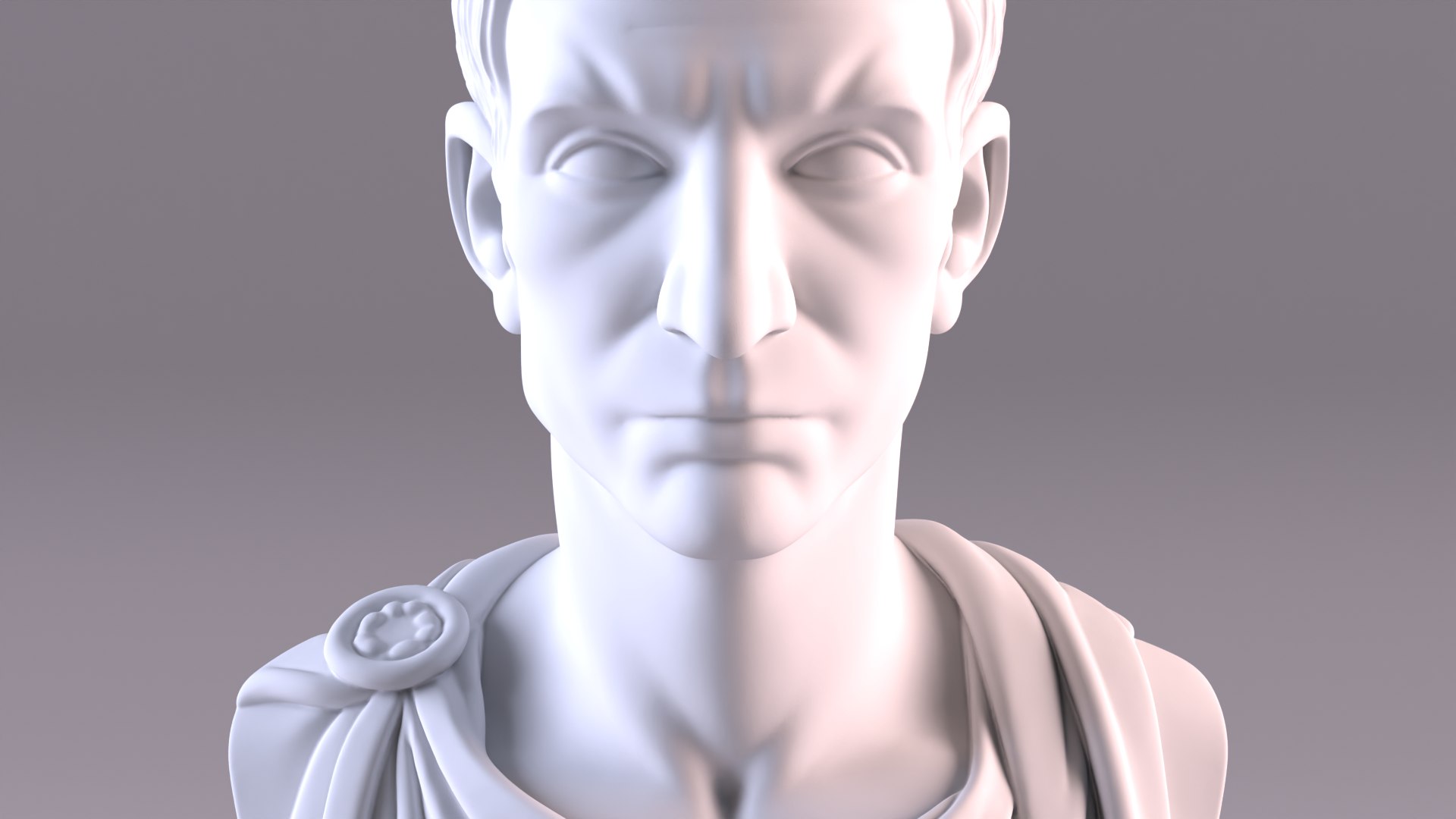 Julius Caesar Bust Sculpture 3D Print Model STL File Printable Bust ...