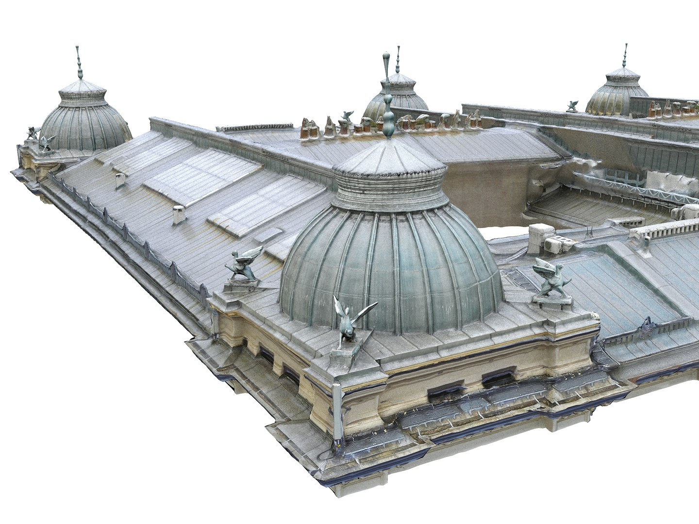3D roof building model - TurboSquid 1410028
