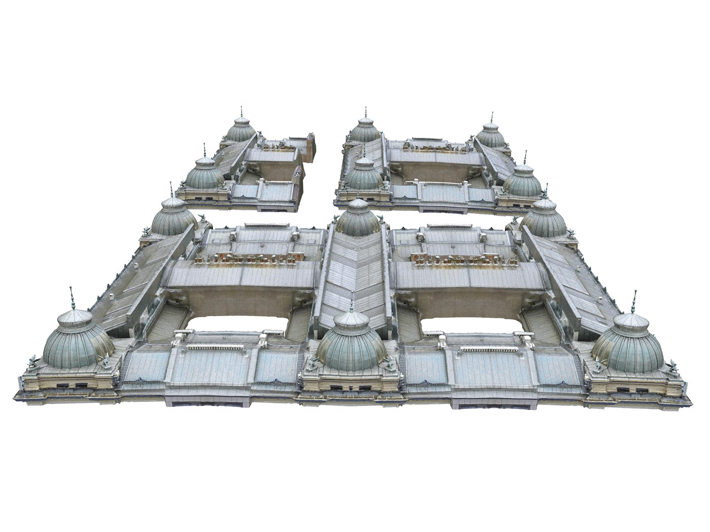 3D roof building model - TurboSquid 1410028
