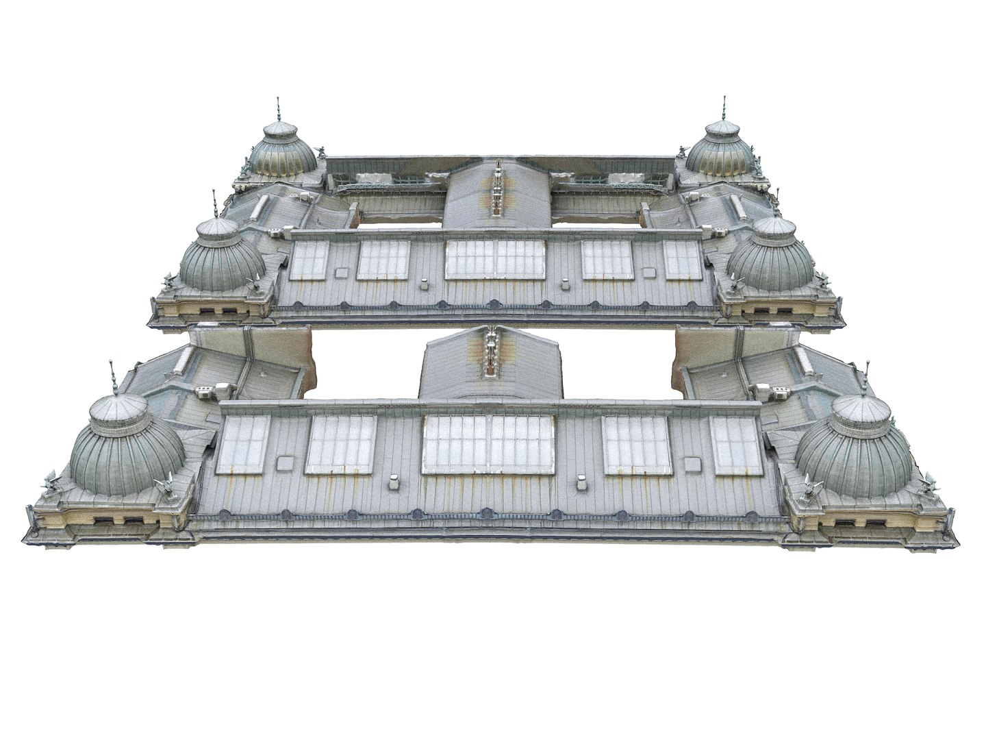 3D roof building model - TurboSquid 1410028