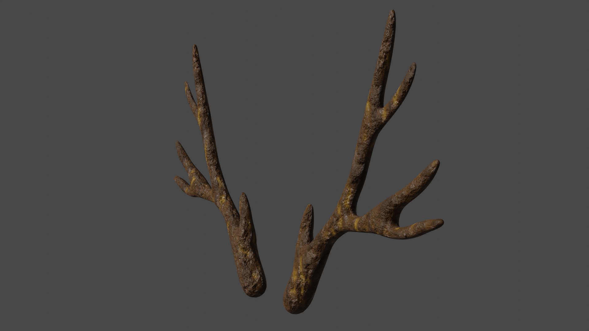 3D Reindeer Antlers model - TurboSquid 1988712