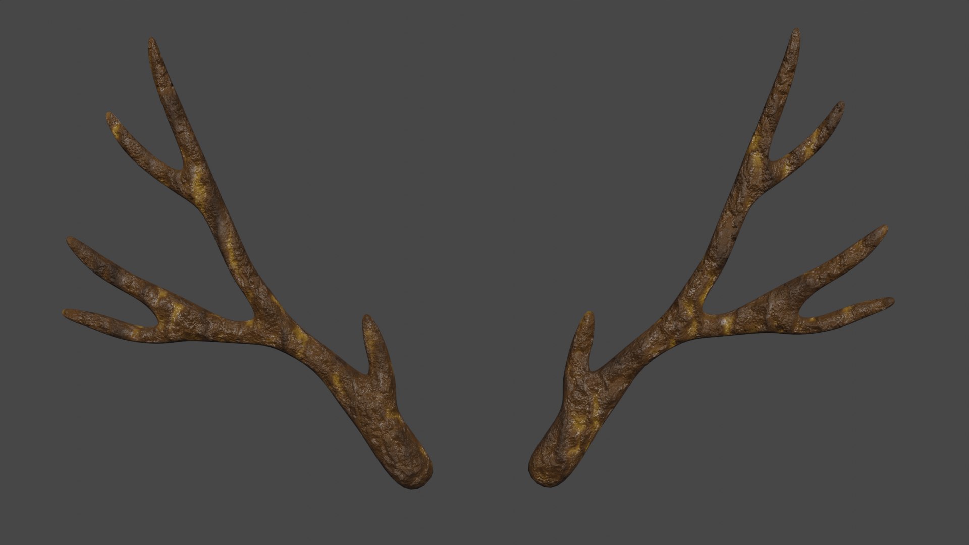 3D Reindeer Antlers model - TurboSquid 1988712