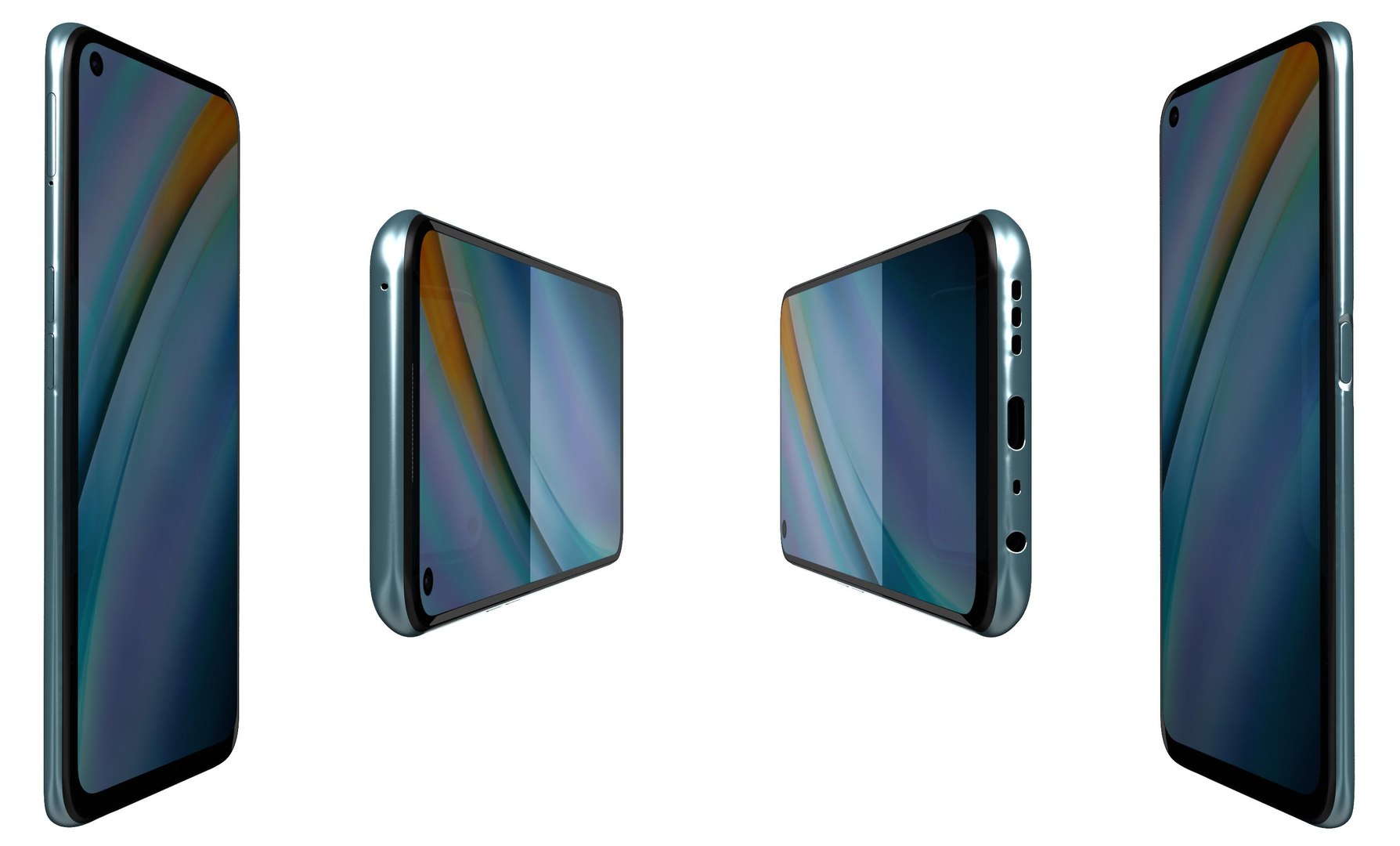 Oppo K10 Blue Flame 3D model - TurboSquid 1990093