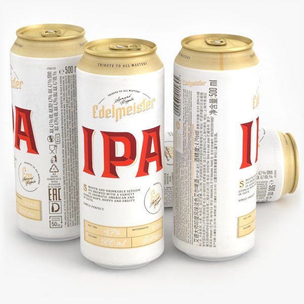 modelo 3d Beer Can Edelmeister IPA 500ml 2023 - TurboSquid 2106843