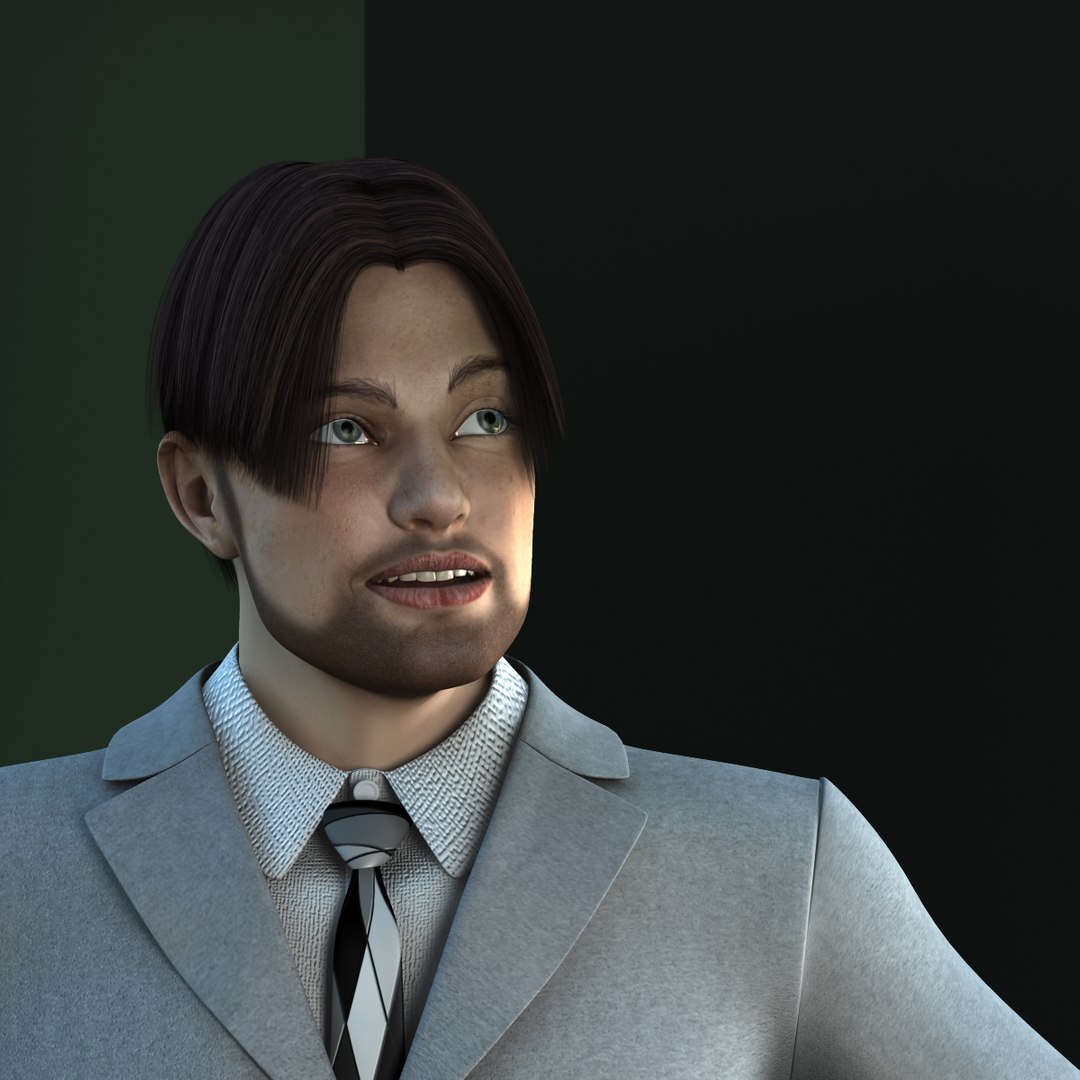 3d Model Michael V2 1 Realistic Male