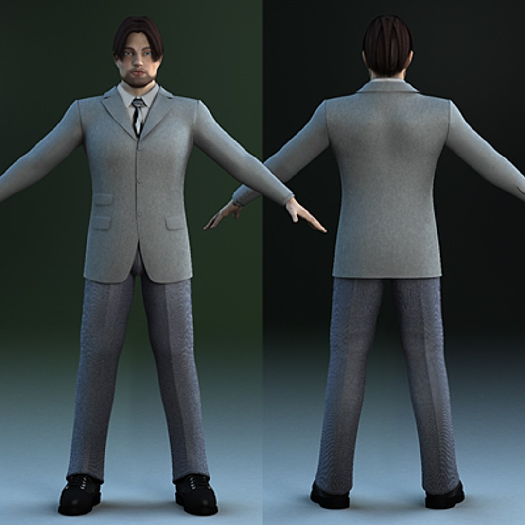 3d Model Michael V2 1 Realistic Male