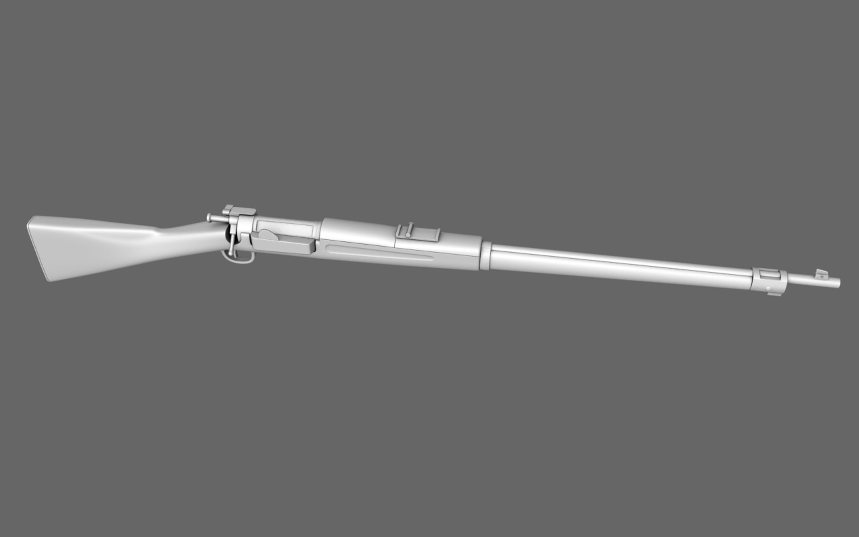 Krag Rifle 3d Obj