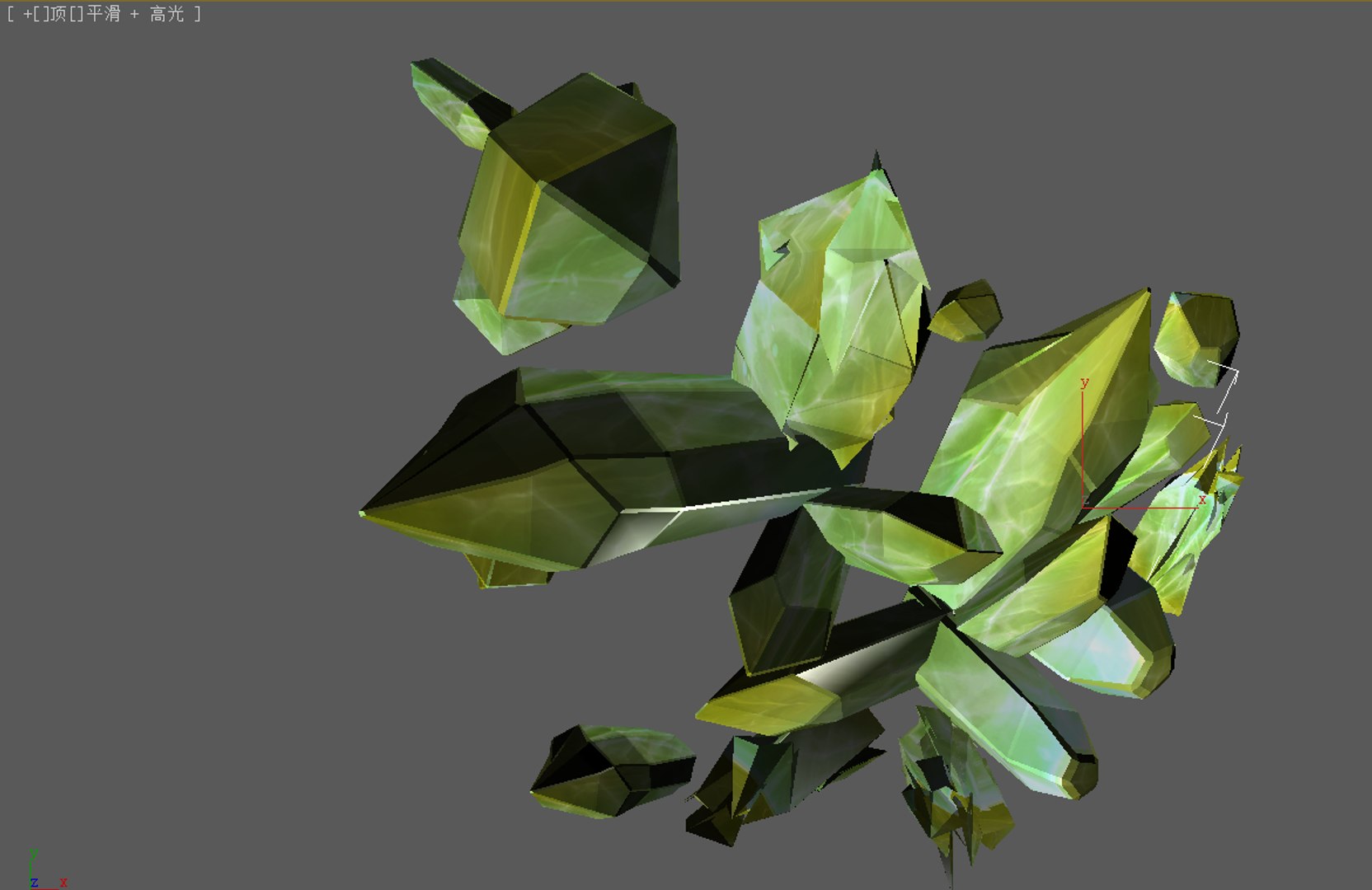 3D crystal mineral gem model - TurboSquid 1271177