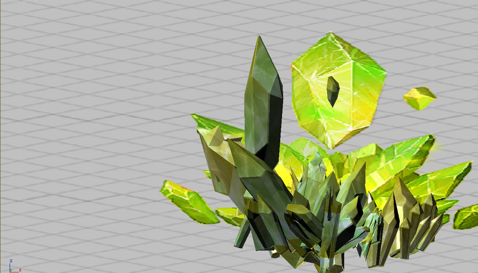 3D crystal mineral gem model - TurboSquid 1271177