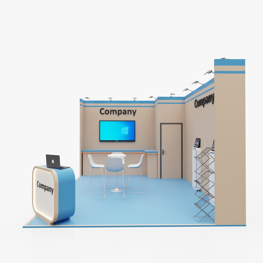 3D Exhibition Stand 8 - TurboSquid 1716324