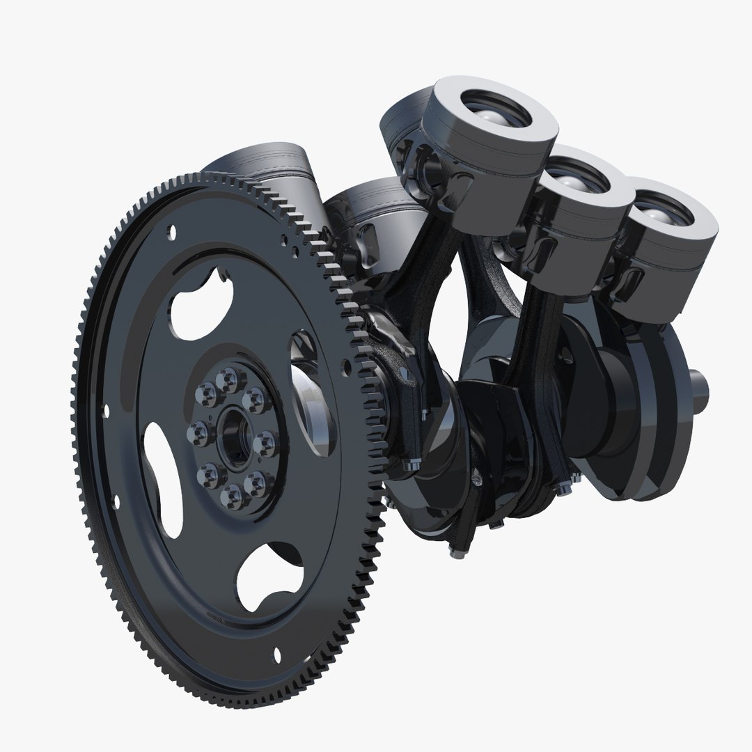 Piston Engine 3d Model