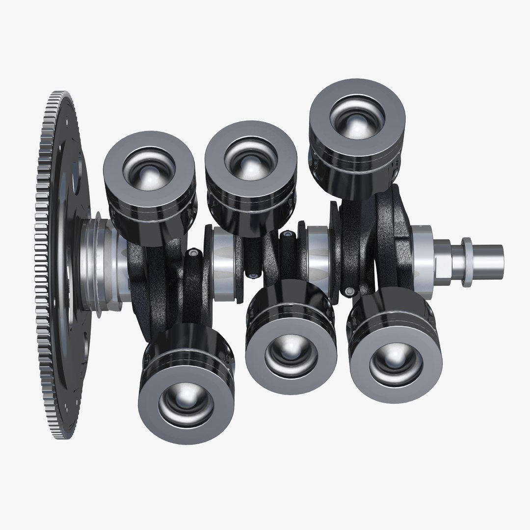 Piston Engine 3d Model