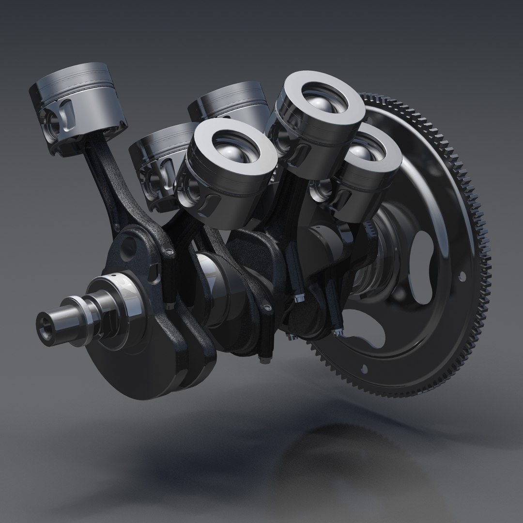 Piston Engine 3d Model