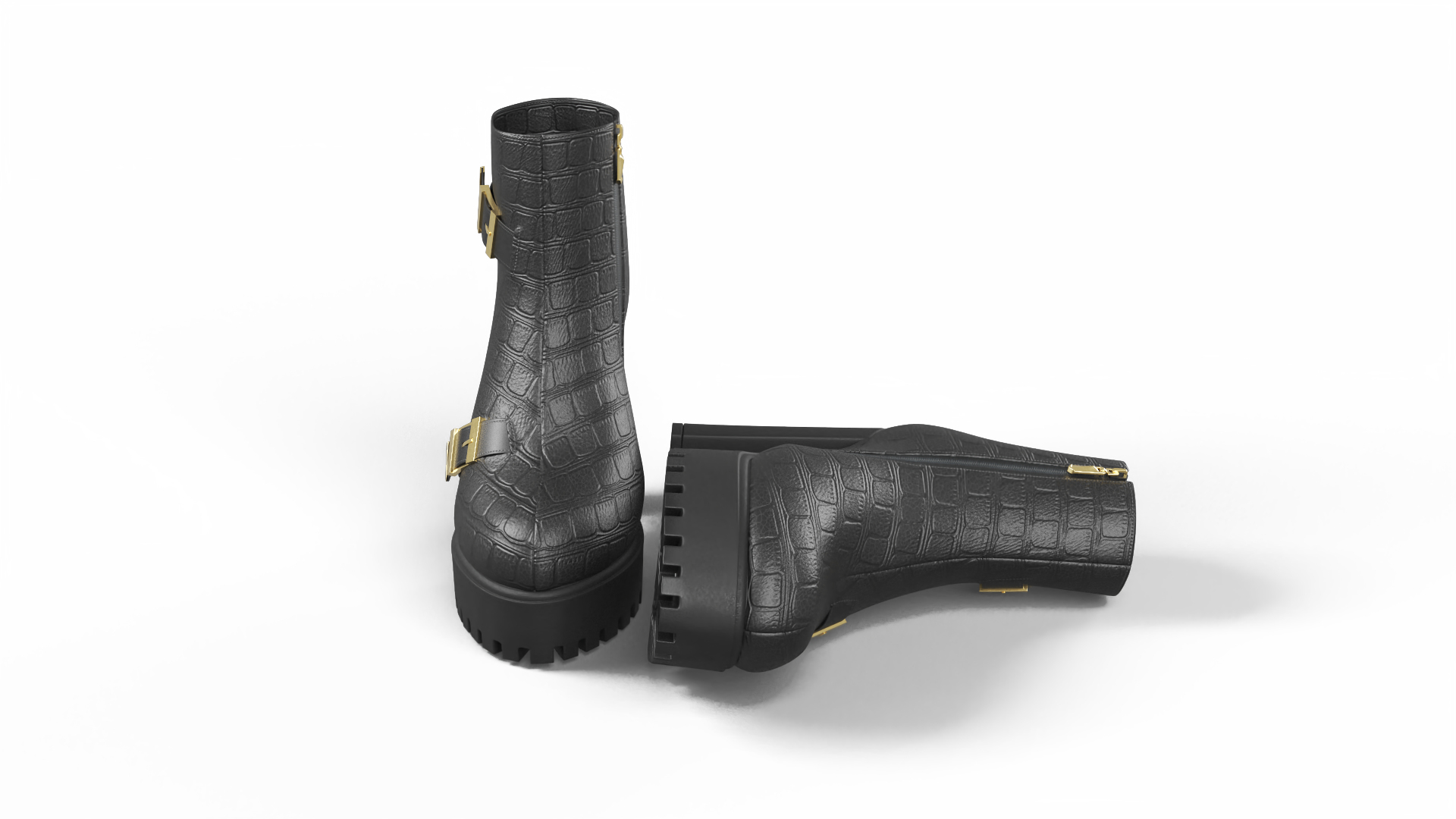 3D Pbr Boots Leather Model - TurboSquid 1481986