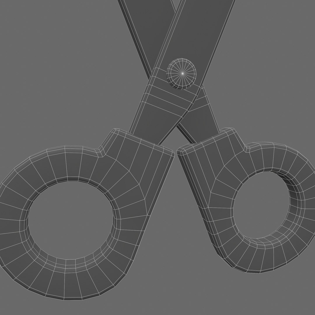Cartoon Scissors 3D model - TurboSquid 2061983