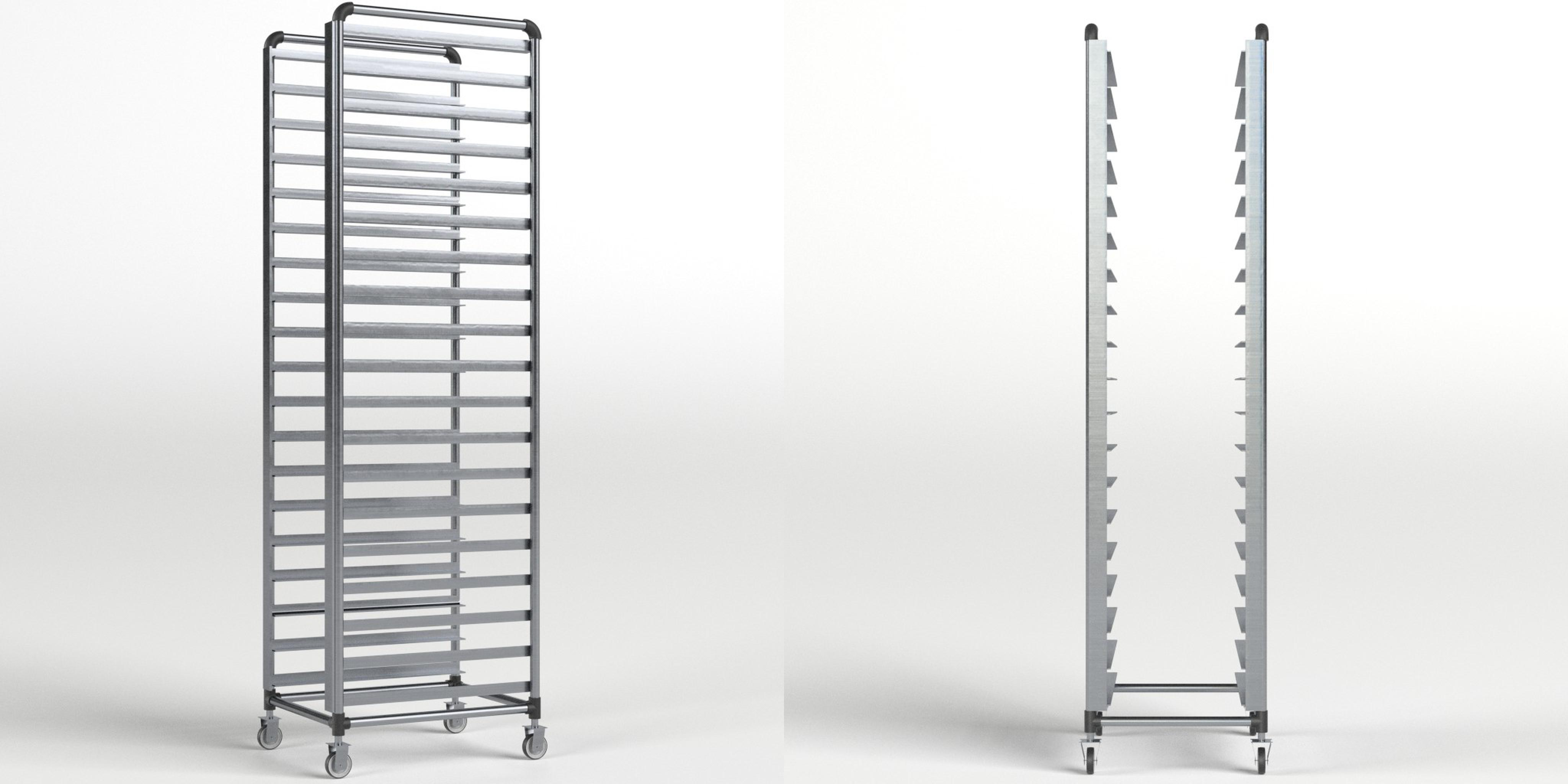 3D canteen tray trolley - TurboSquid 1626685