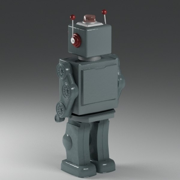 3d toy robot model