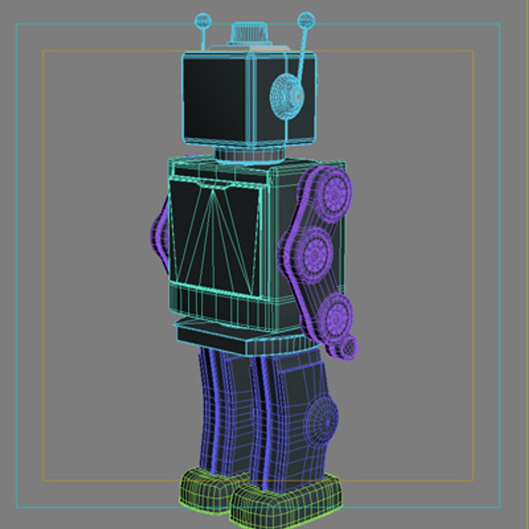 3d Toy Robot Model