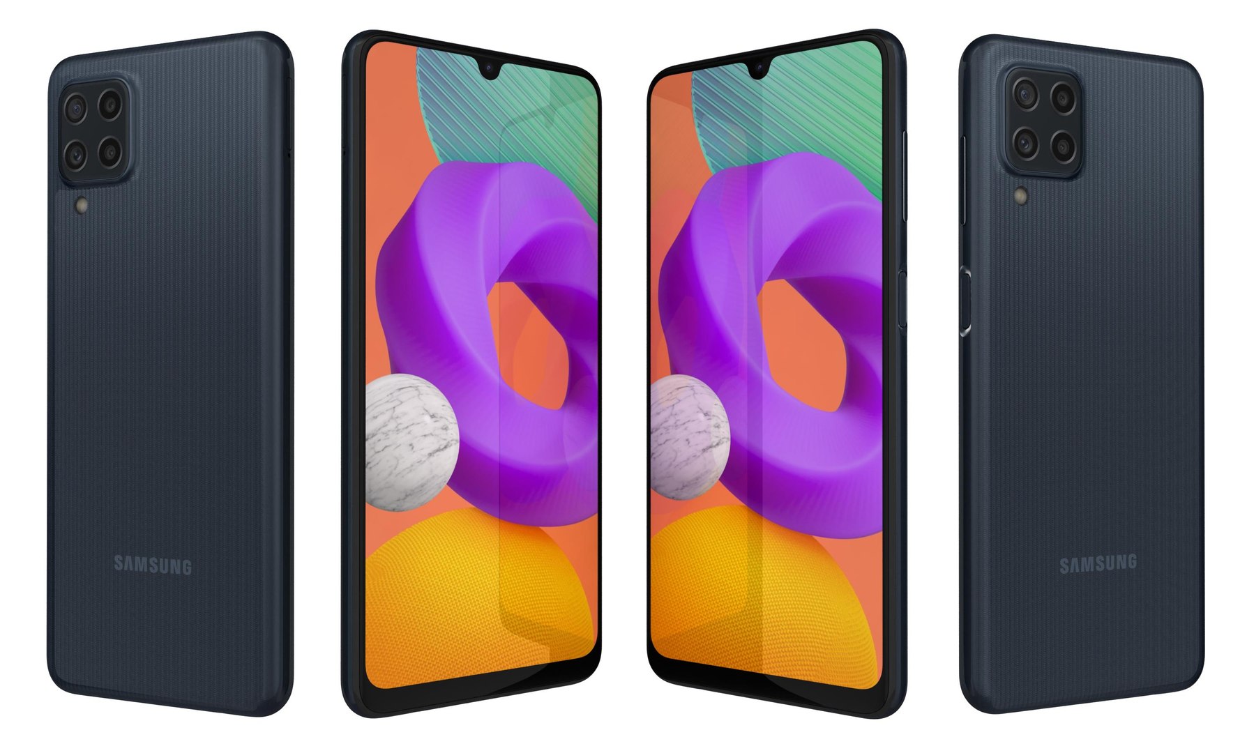 Samsung Galaxy M22 Black 3D - TurboSquid 1806863