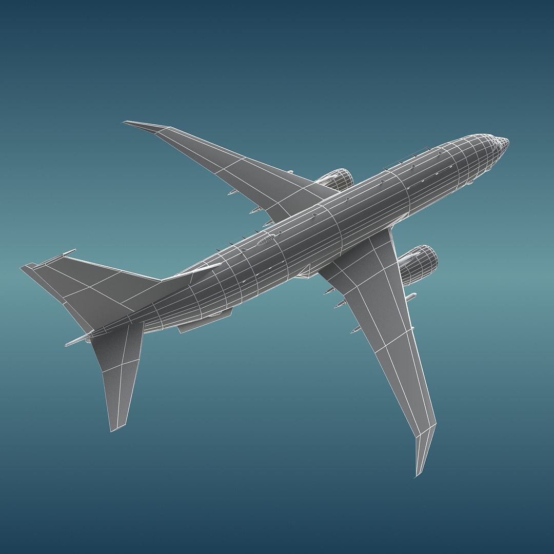 3d p-8 poseidon flight position model