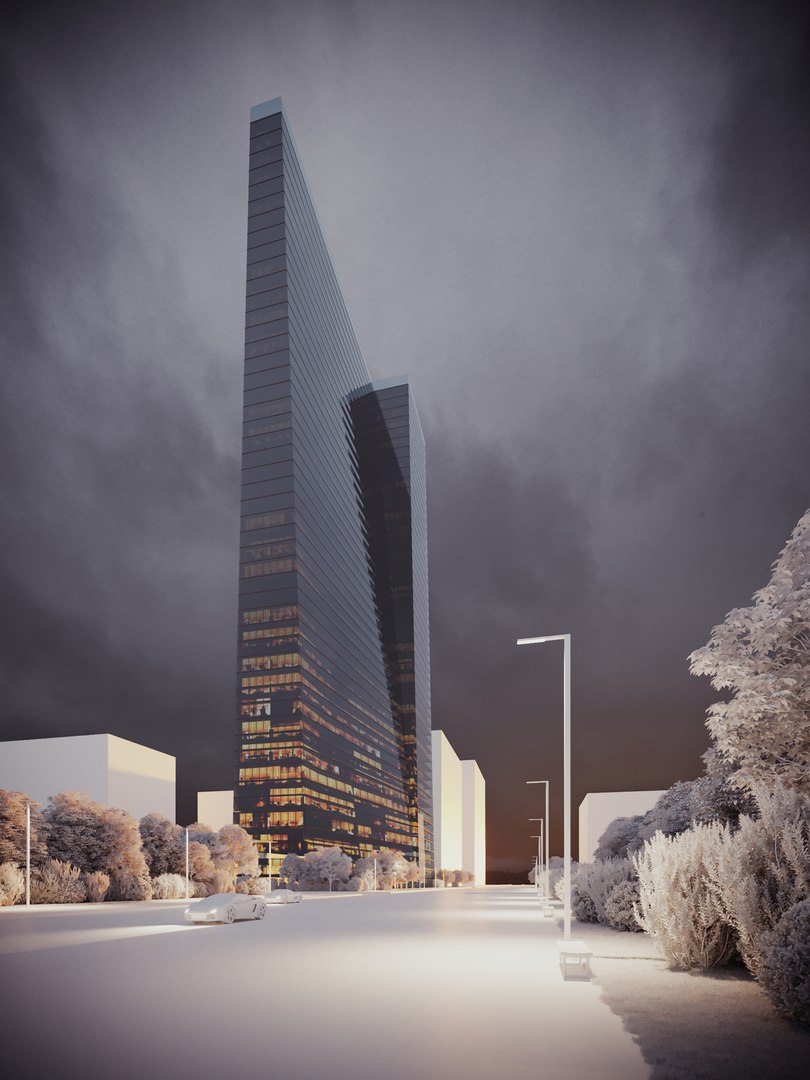 Exterior night scene 3D model - TurboSquid 1853067