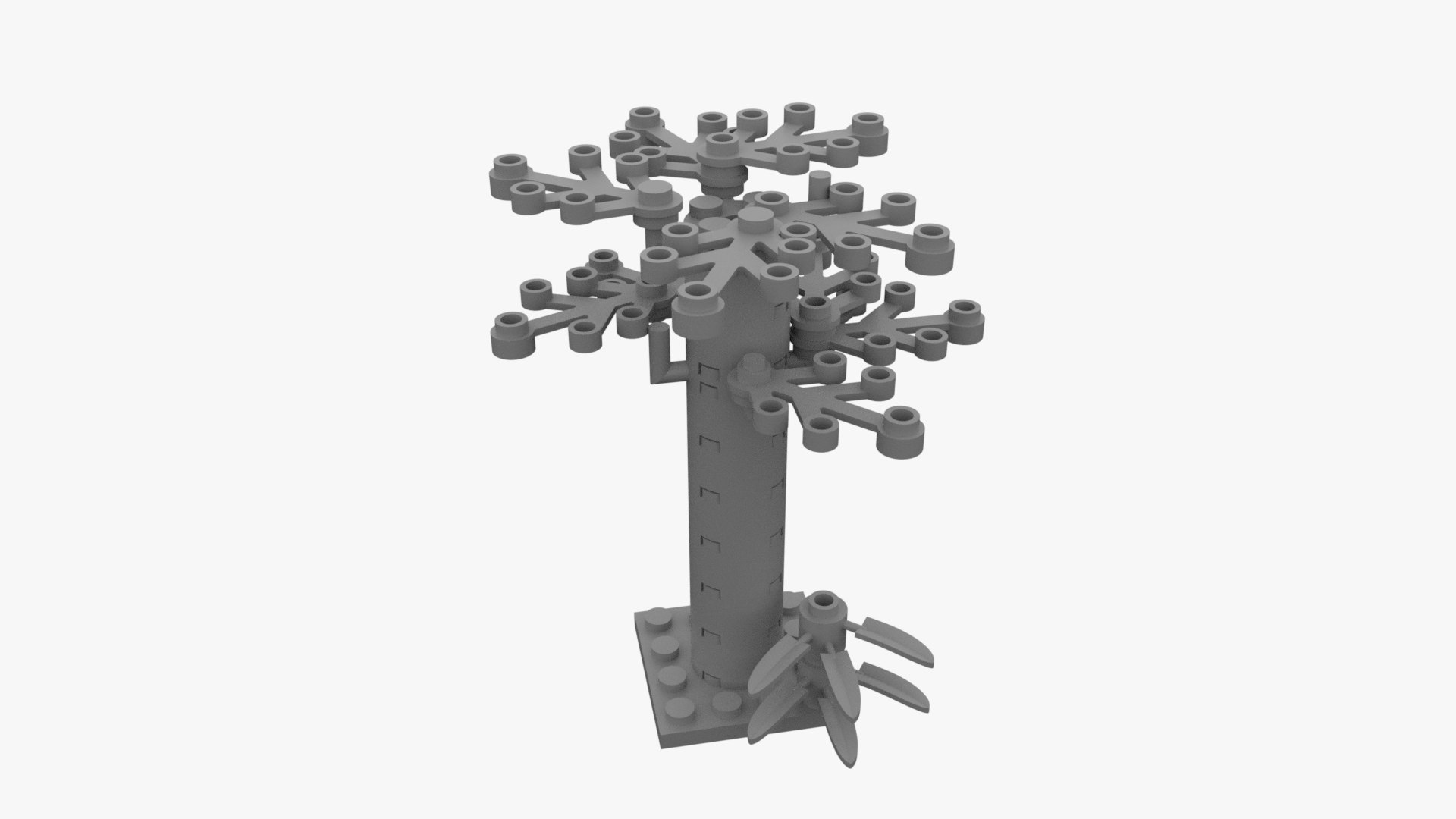 Lego Brick Tree Model - TurboSquid 1849916