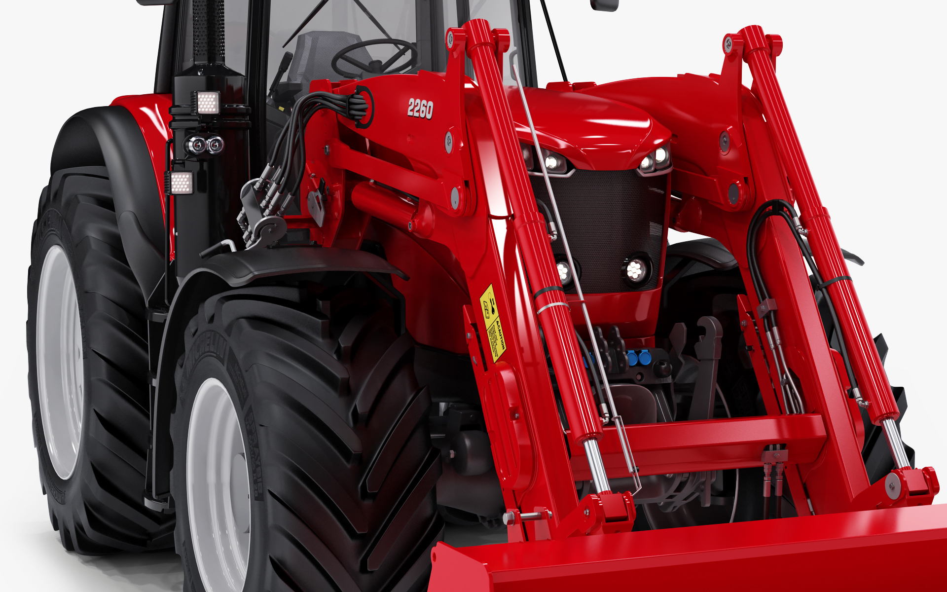 3D generic tractor utility loader model - TurboSquid 1694489