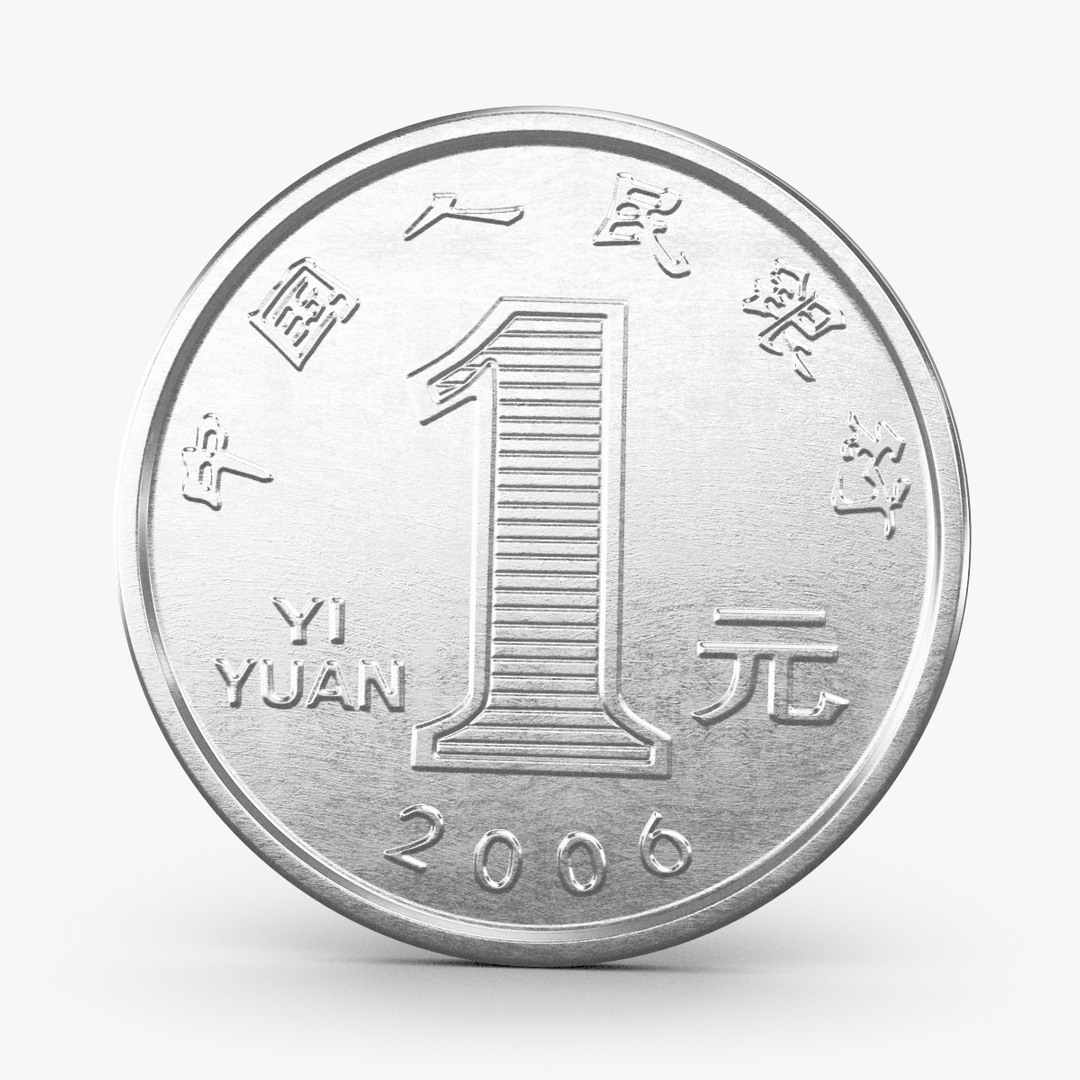3d Model Yuan Coin